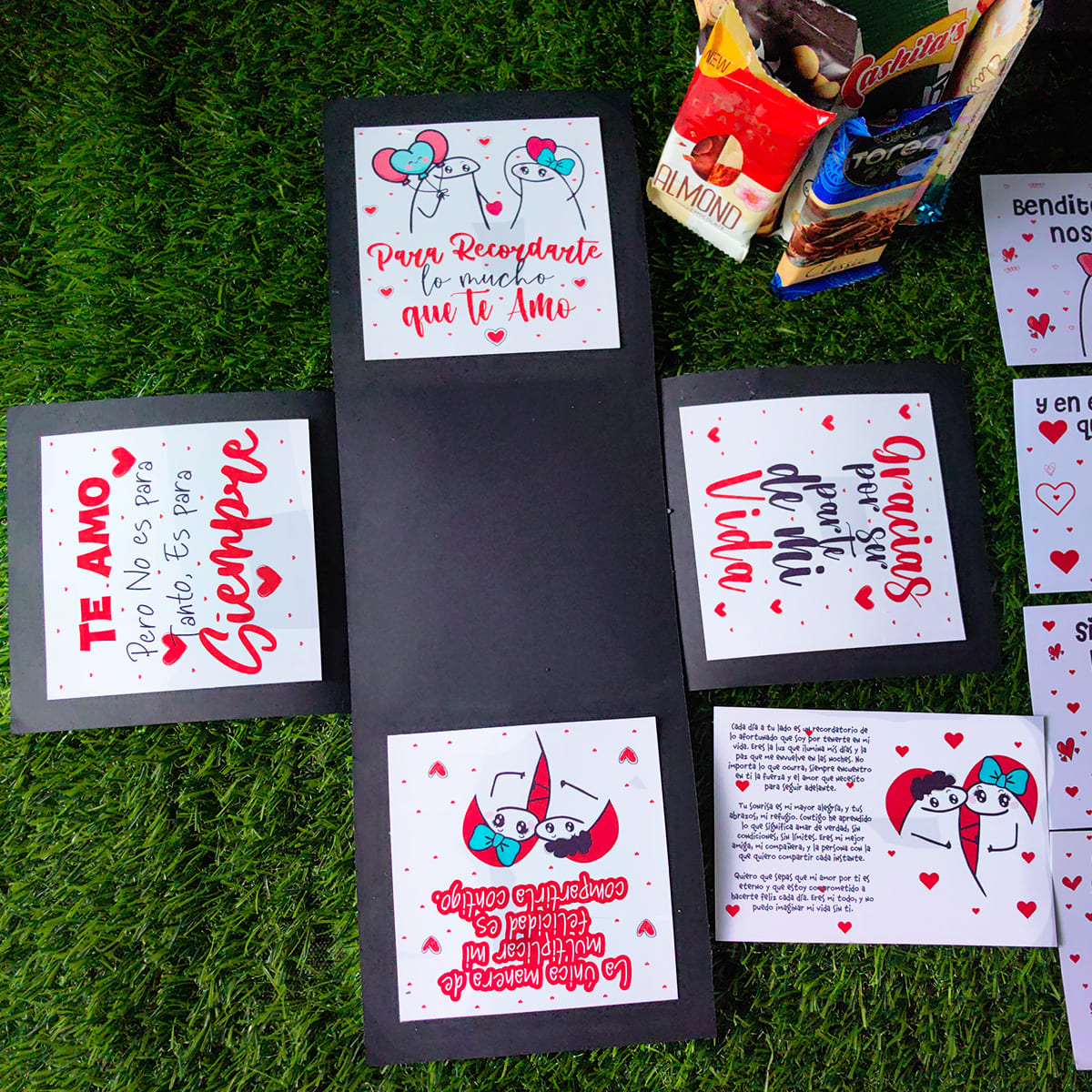 cajita regalo personalizada tematica Flork Enamorado - AlegrandoTuDia
